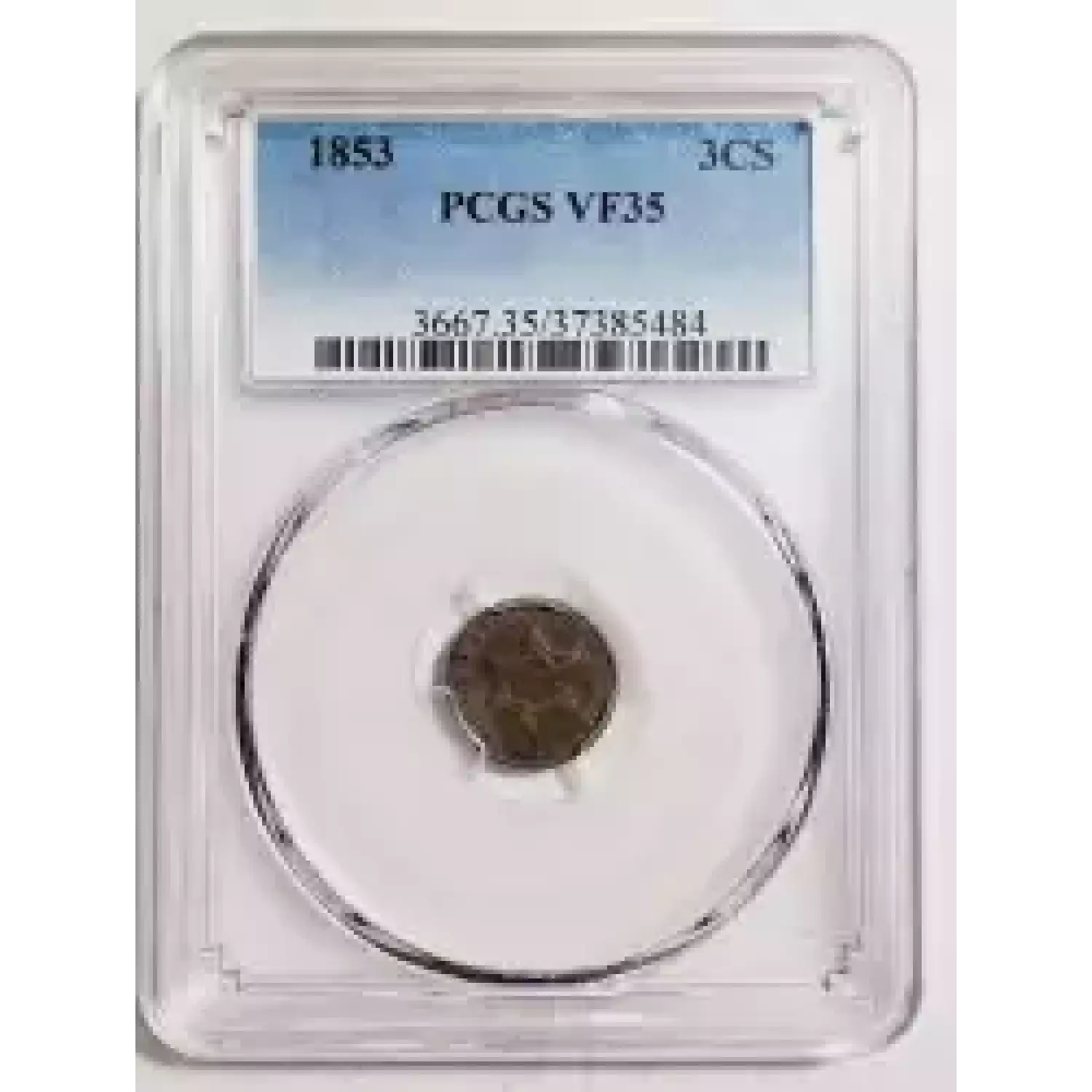 1853 PCGS VF-35 - Bob Paul Rare Coins