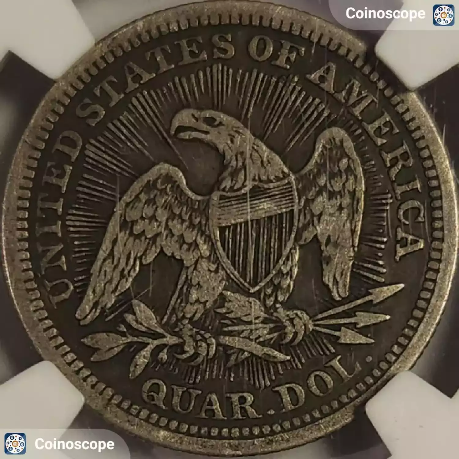 1853 Seated Liberty Quarter NGC VF-30 - Arrows & Rays - Bob Paul Rare Coins