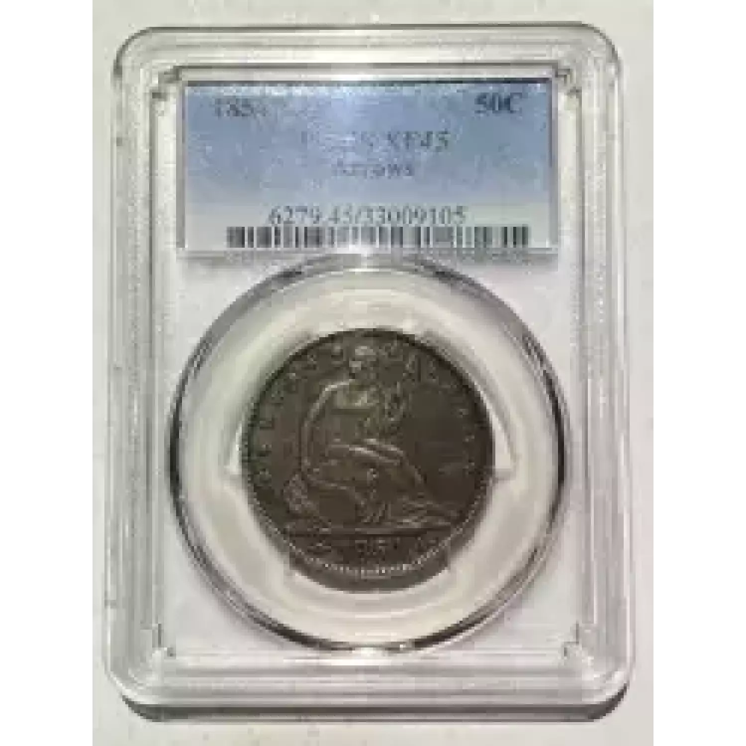 1854 Half Dollars Liberty Seated PCGS XF-45 Arrows - Bob Paul Rare Coins