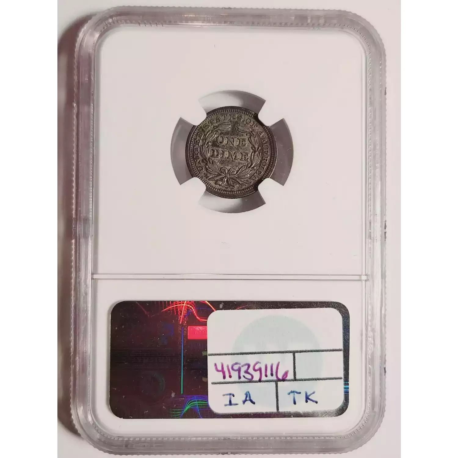 1854 Liberty Seated Dime NGC XF-40 - ARROWS - Bob Paul Rare Coins