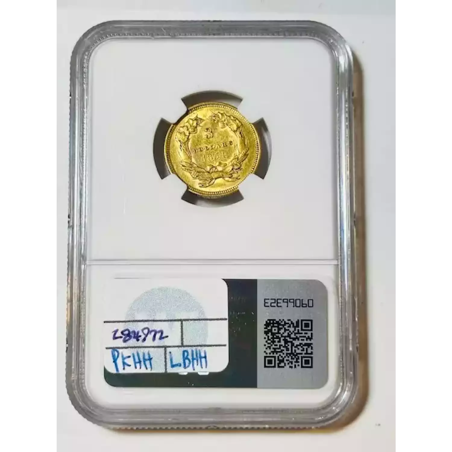 1854 Gold Three Dollars $3 Indian Princess Head NGC AU-58 - Bob Paul Rare Coins
