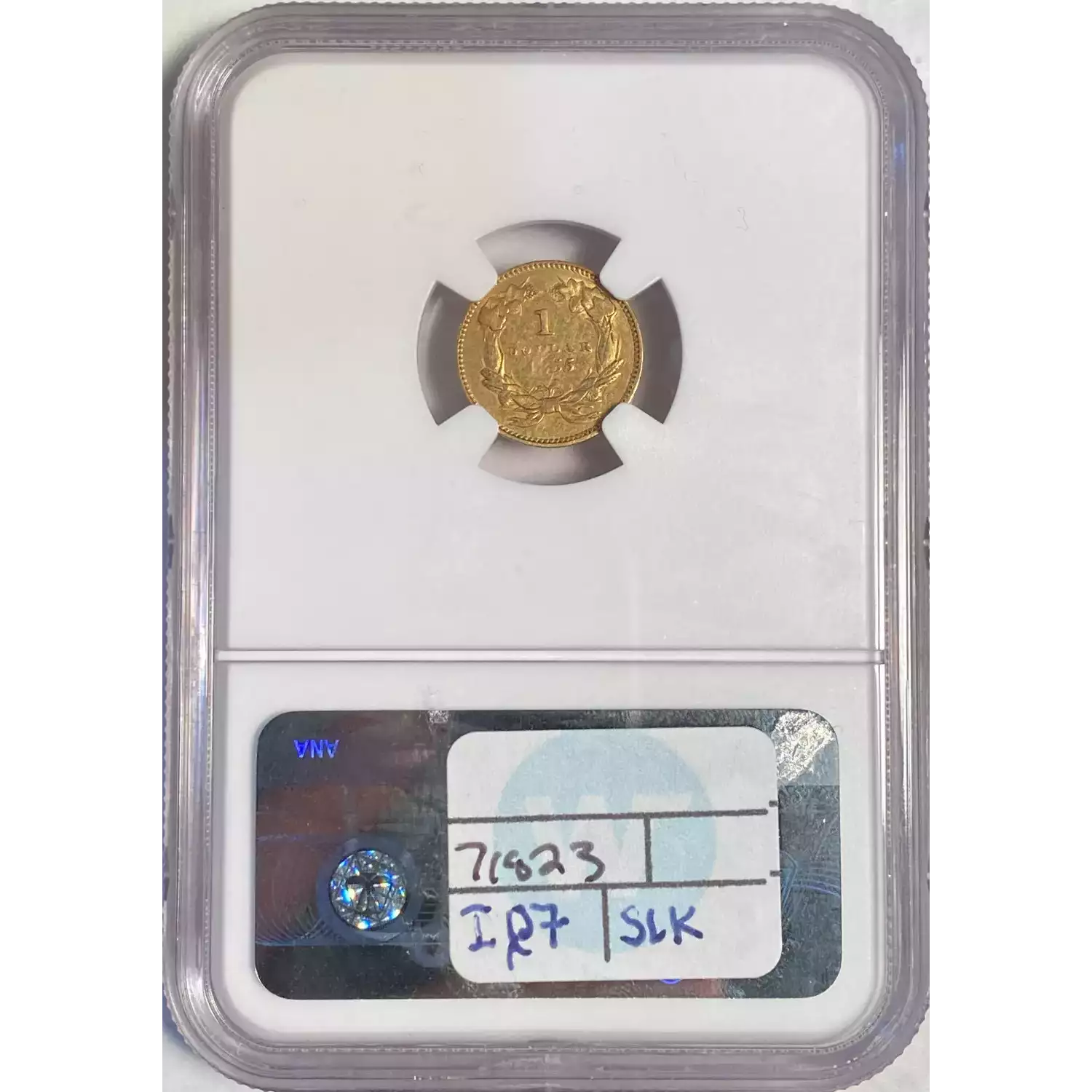 1855 Gold Dollars Indian Princess Head, Small Head NGC AU-53 - Bob Paul ...
