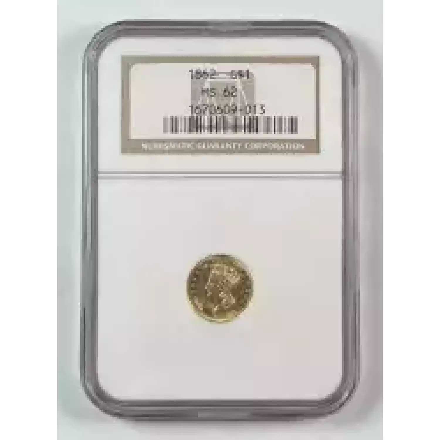 1862 Indian Princess Large Head Gold Dollar NGC MS-62 - Bob Paul Rare Coins