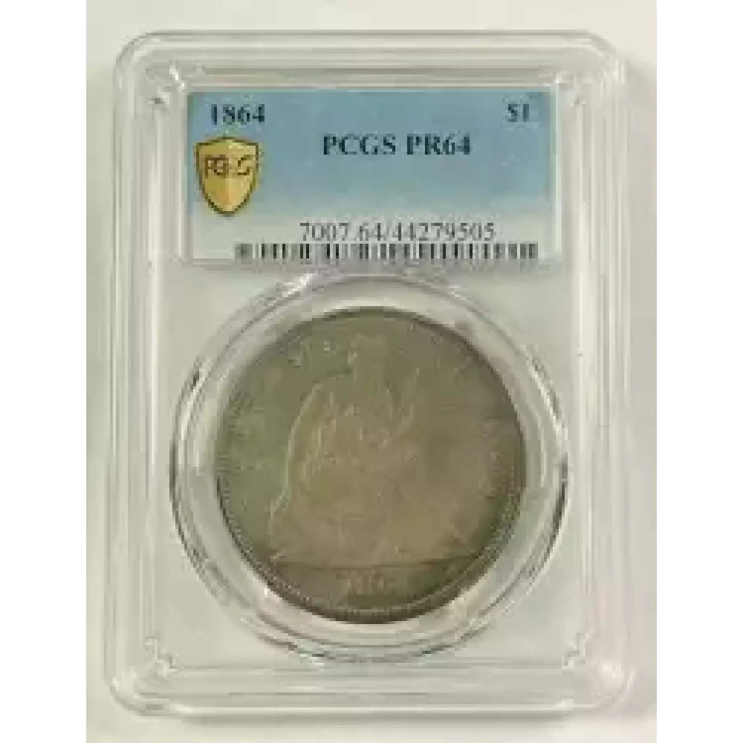 1864 Liberty Seated Silver Dollars PCGS PR-64 - Bob Paul Rare Coins