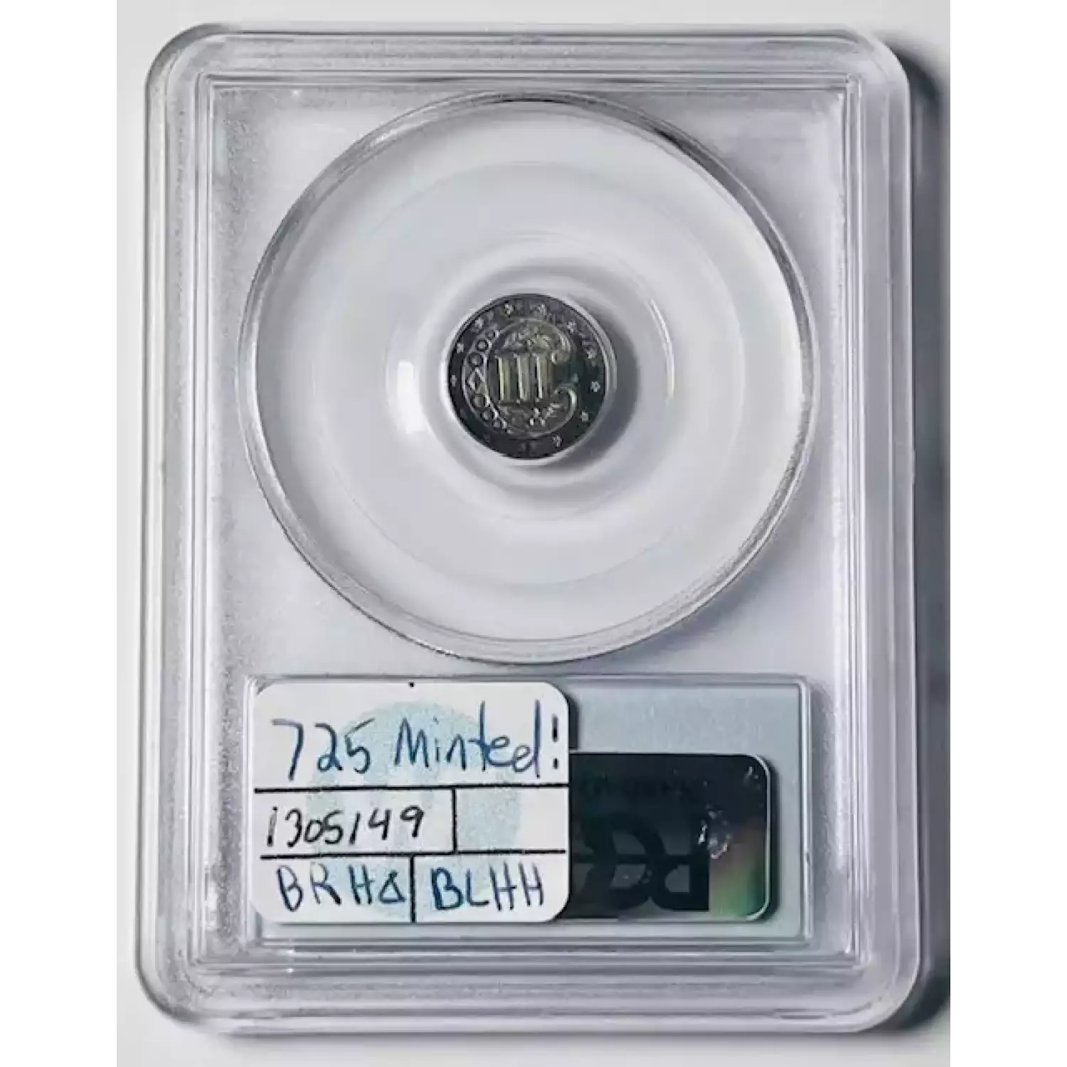 1866 Silver Three Cent Pieces - Trimes PCGS PR-63 CAM 725 Minted! - Bob ...