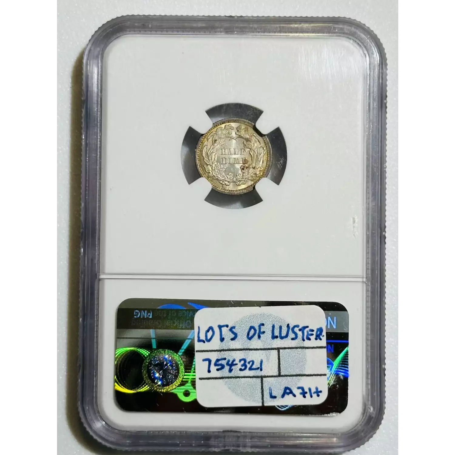 1871 Liberty Seated Half Dime NGC MS-66+ CAC - Bob Paul Rare Coins