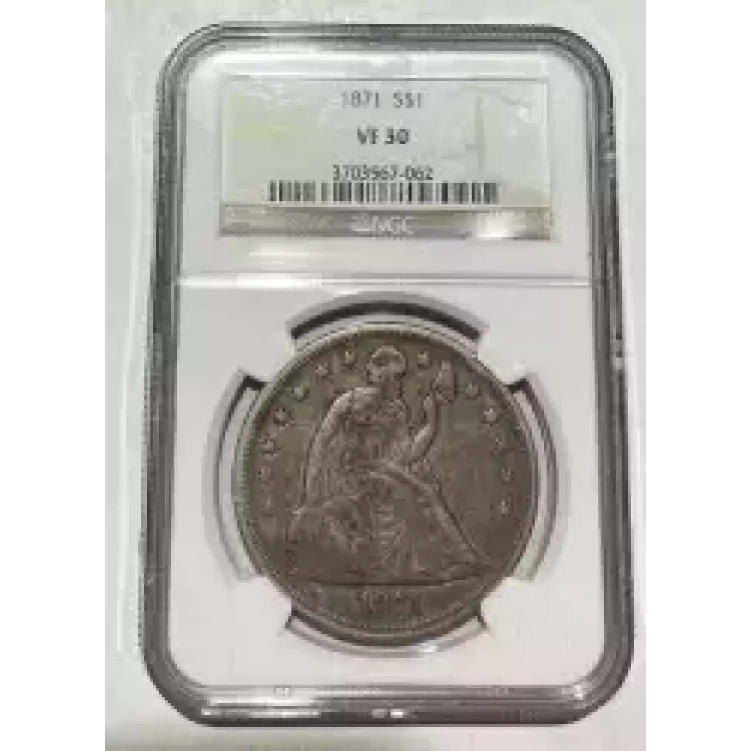 1871 Liberty Seated Silver Dollars NGC VF-30 - Bob Paul Rare Coins