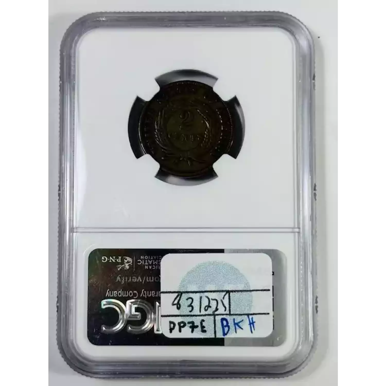 1871 Two cent piece NGC VF-30 BN - Bob Paul Rare Coins