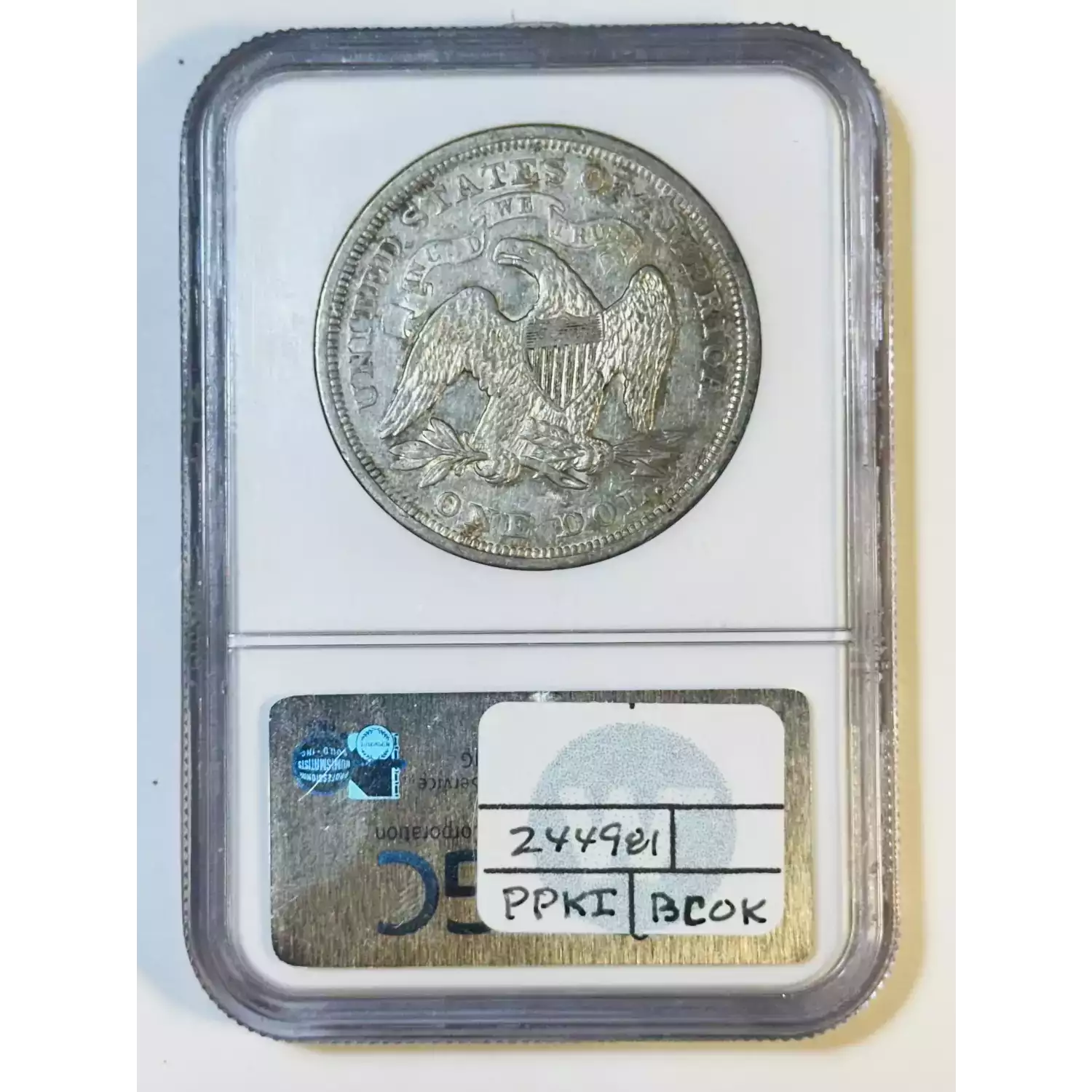 1872 Liberty Seated Silver Dollars NGC AU-58 - Bob Paul Rare Coins