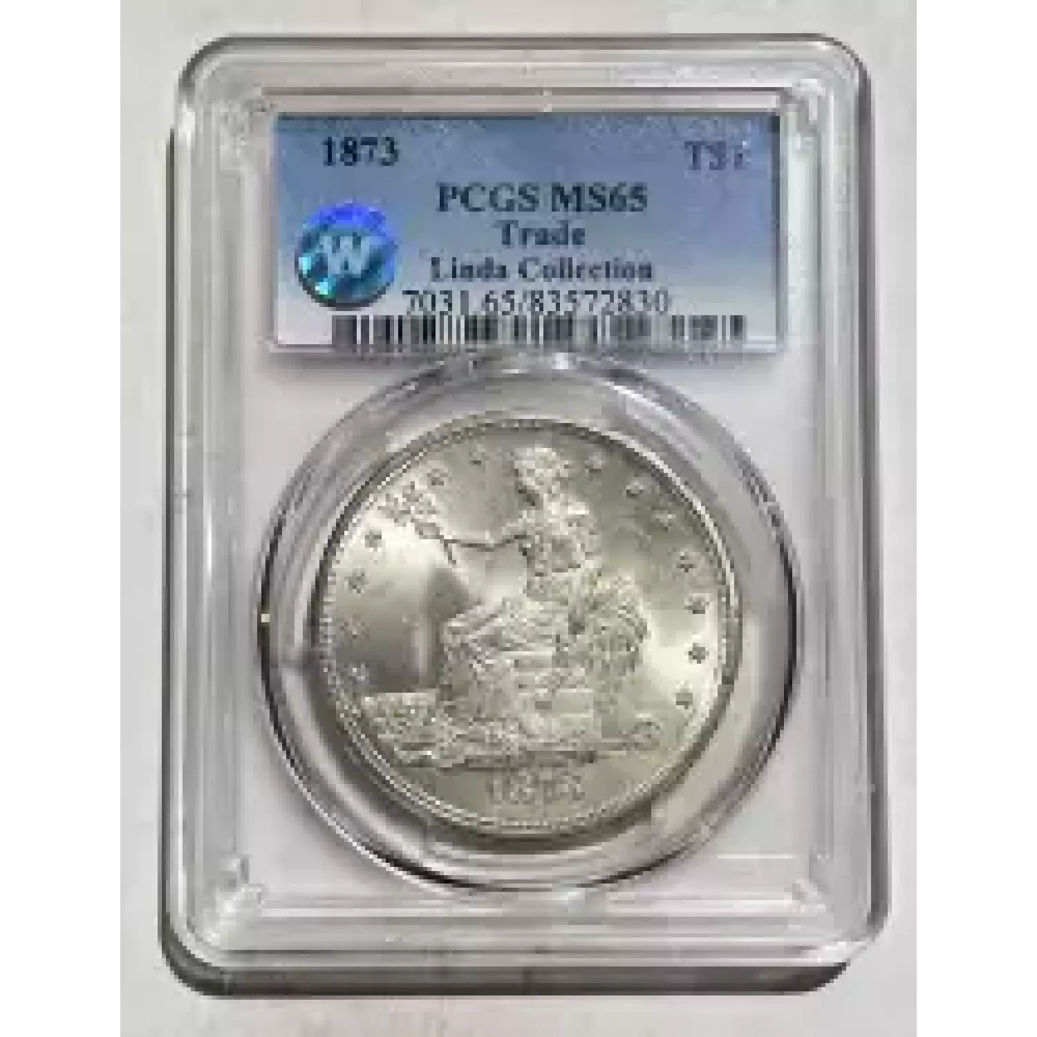 1873 Silver Dollars Trade Dollars PCGS MS-65 Trade Sight White - Bob ...