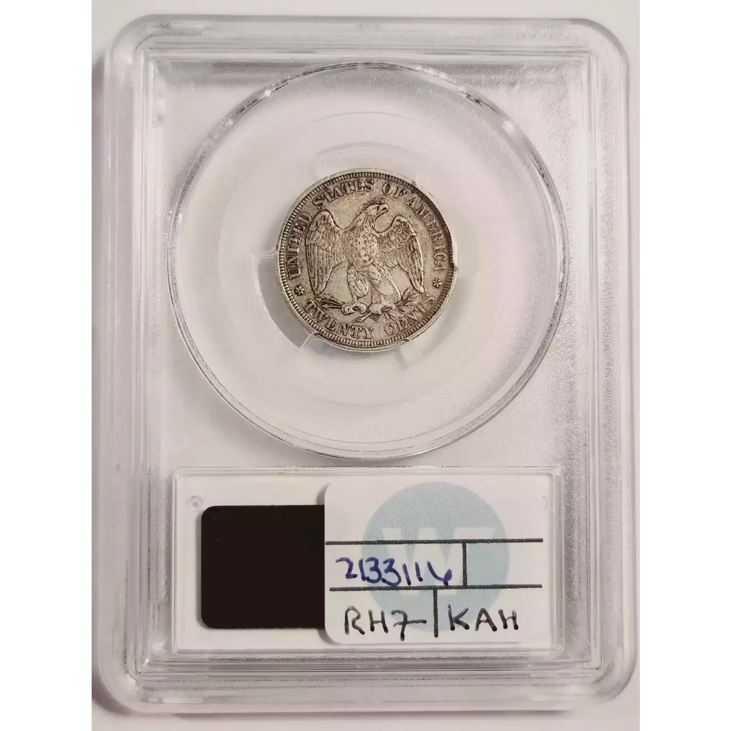 1875 Seated Liberty Twenty Cents PCGS XF-45 - Bob Paul Rare Coins