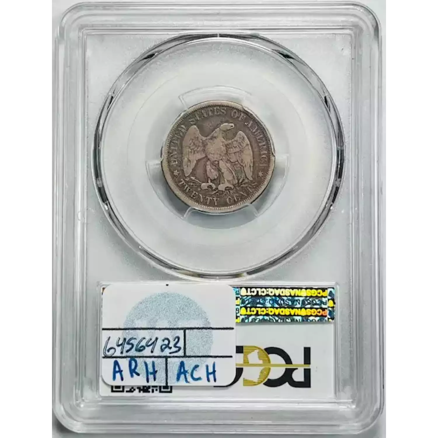 1875-CC Seated Liberty Twenty Cents PCGS VG-8 - Bob Paul Rare Coins