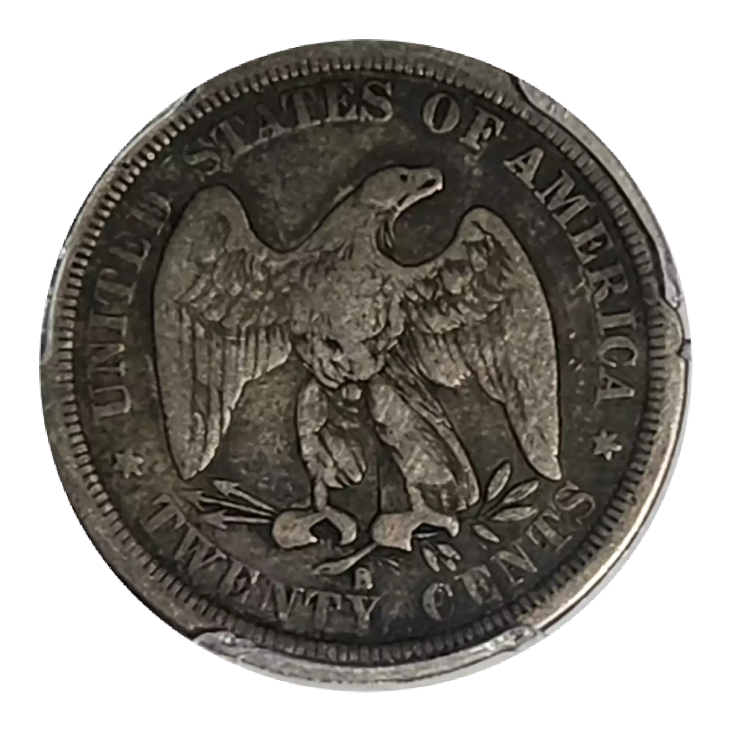 1875-S Seated Liberty Twenty Cents PCGS VG-10 - Bob Paul Rare Coins