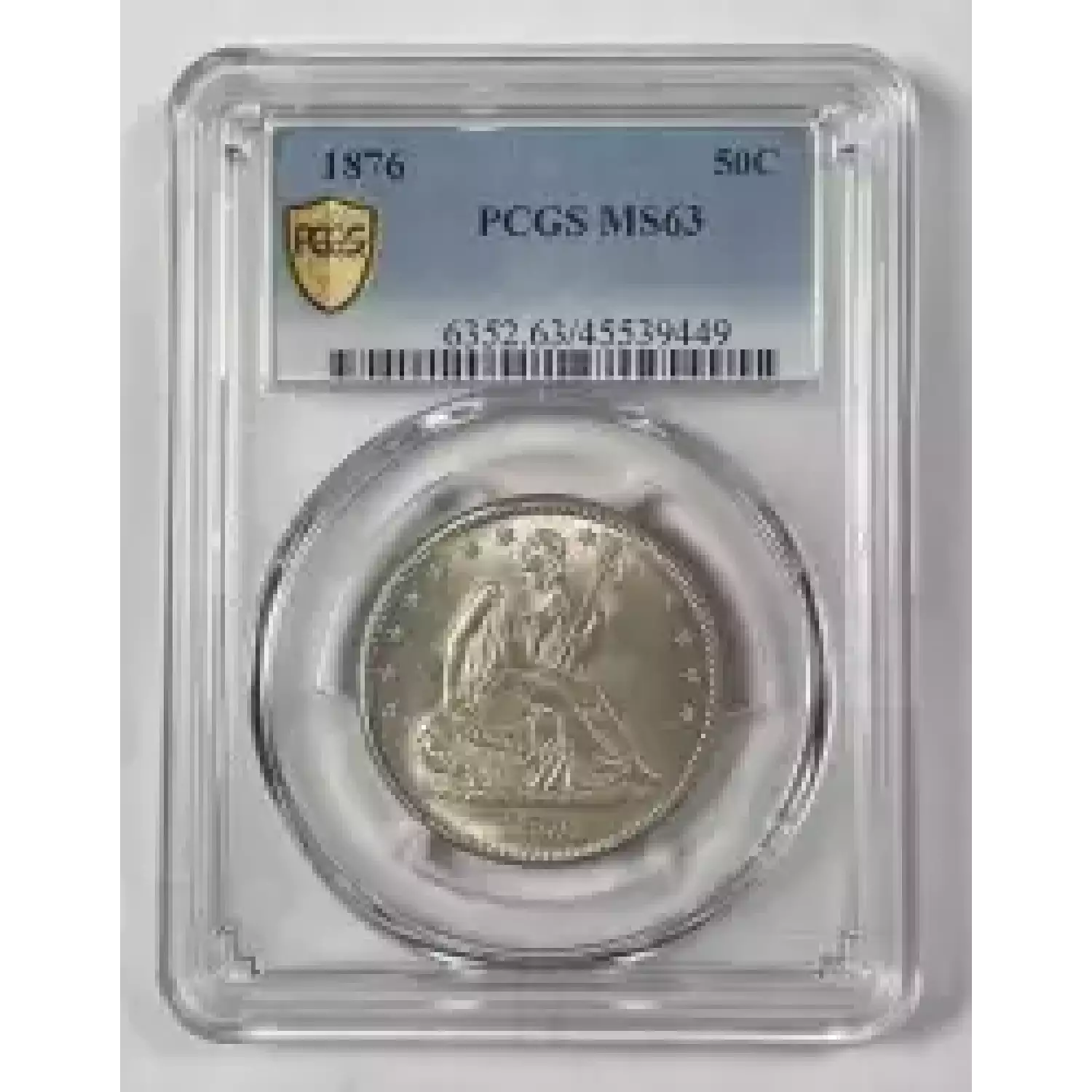 1876 Half Dollars Liberty Seated PCGS MS-63 - Bob Paul Rare Coins