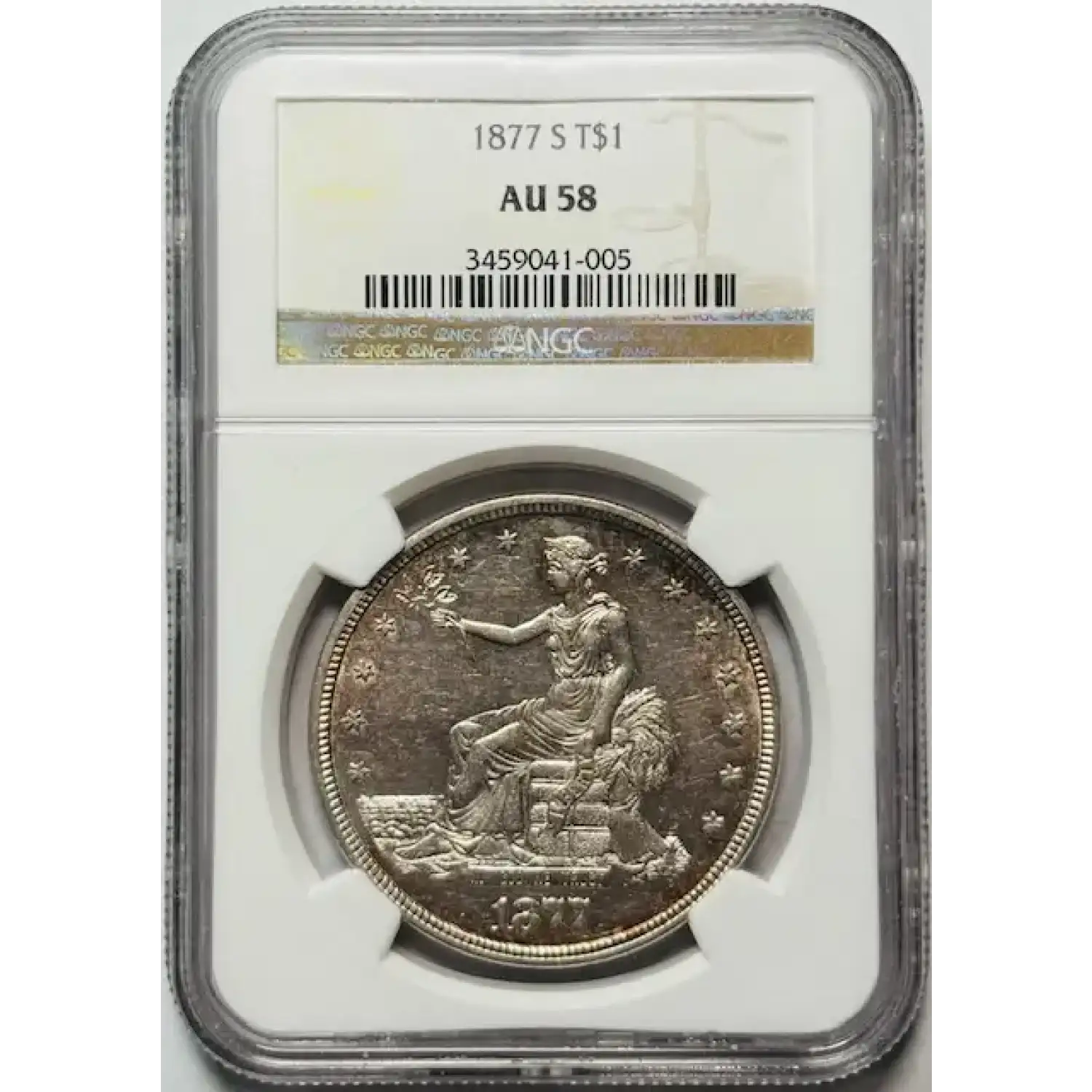 1877-S Silver Dollars Trade Dollars NGC AU-58 - Bob Paul Rare Coins