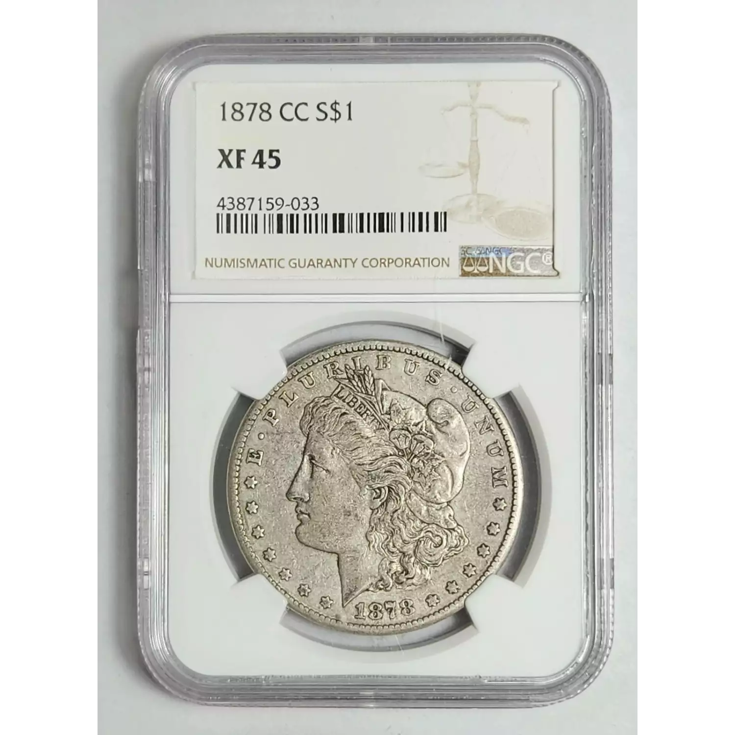 1878-CC Morgan Silver Dollar NGC XF-45 - Bob Paul Rare Coins