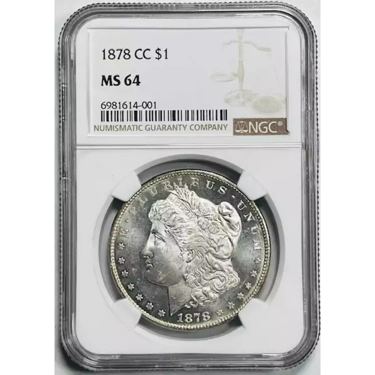 1878-CC Morgan Silver Dollar NGC MS-64 Looks PL! - Bob Paul Rare Coins