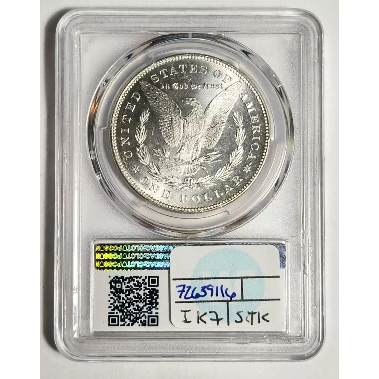 1878 Morgan Silver Dollar PCGS MS-63+ PL 7/8TF Strong Sight White - Bob Paul Rare Coins
