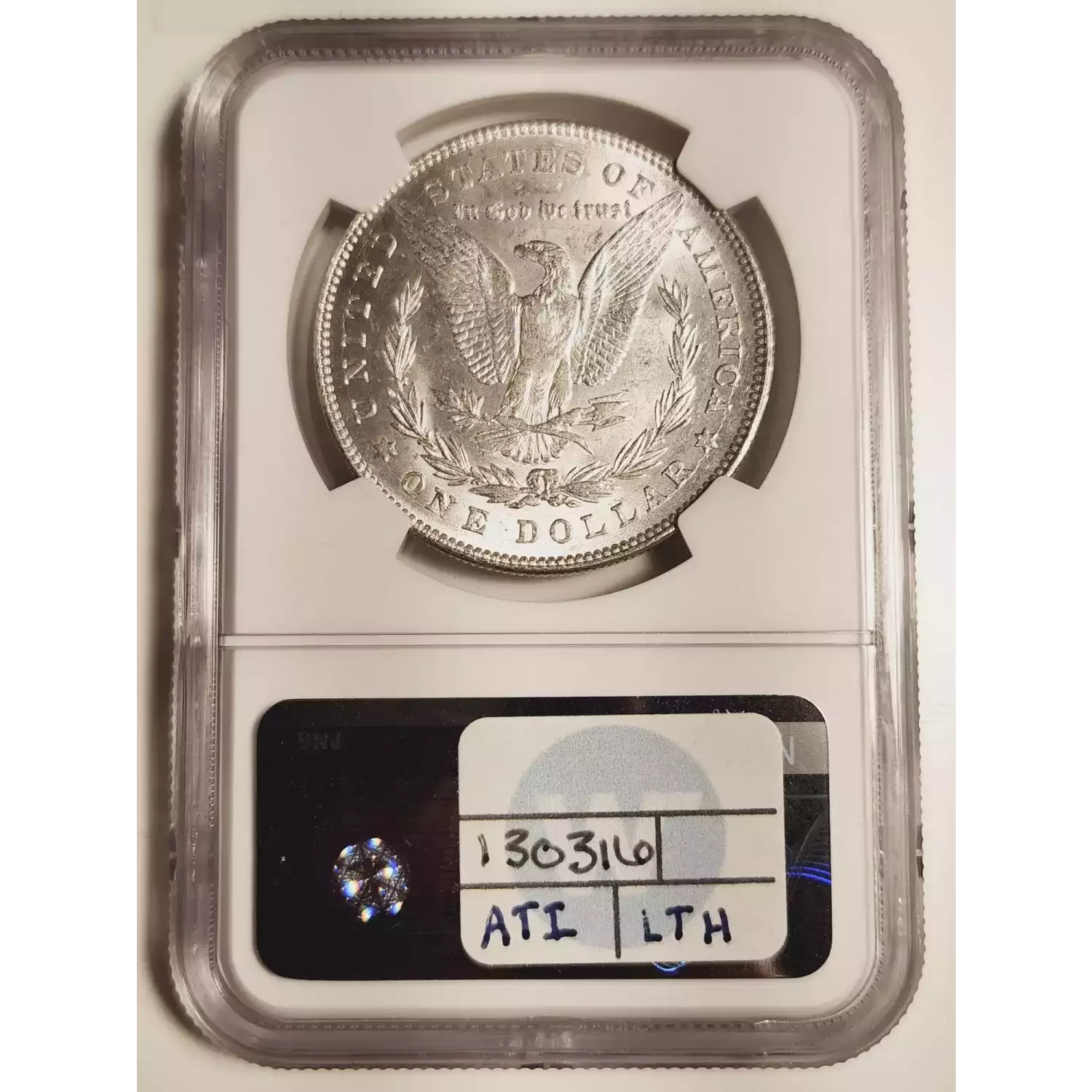 1878 Morgan Silver Dollar NGC MS-62 7/8TF - Strong Sight White - Bob ...