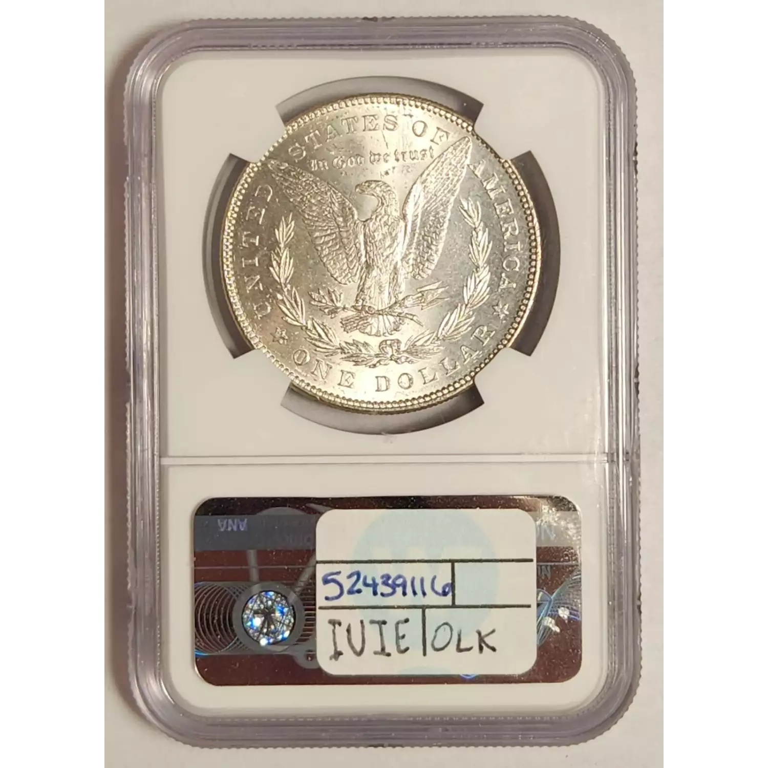 1878 Morgan Silver Dollar NGC MS-65 7/8TF - 7/8 TF WEAK Sight White - Bob Paul Rare Coins