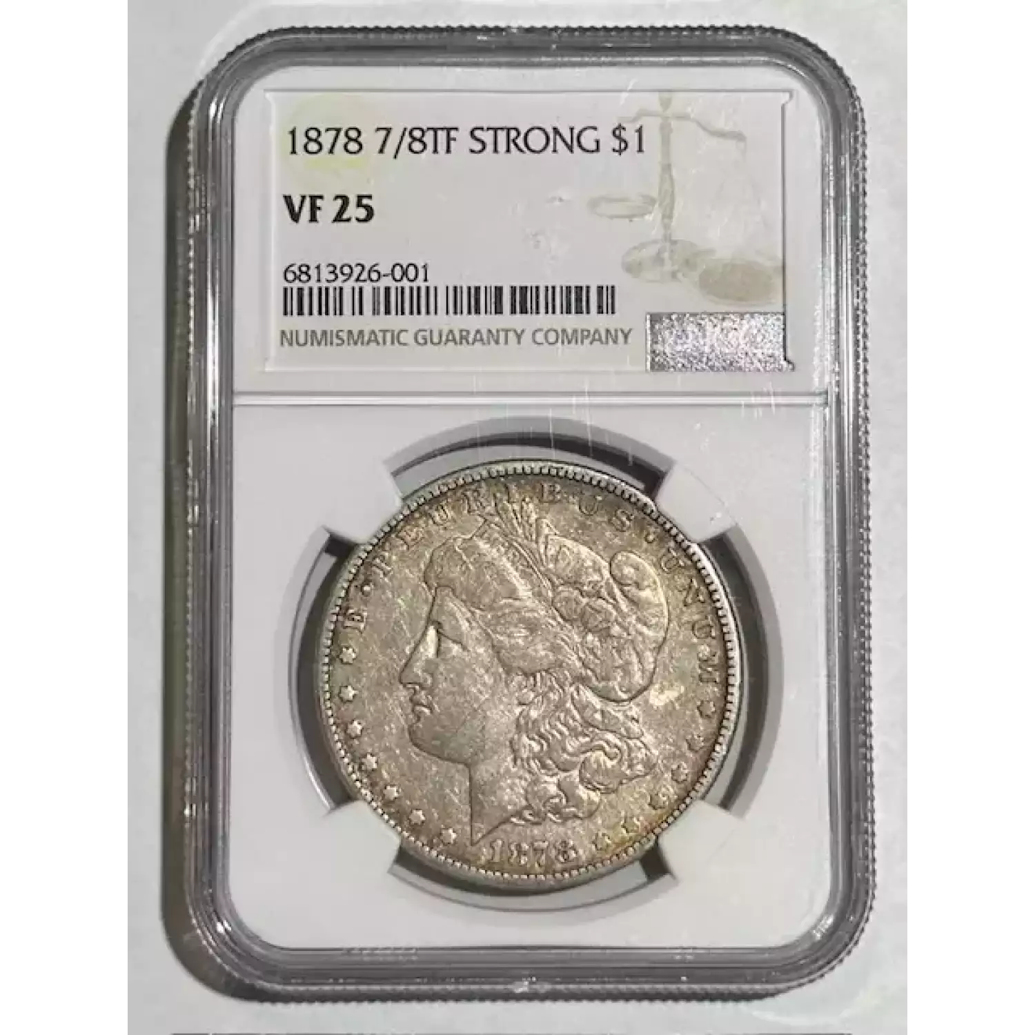 1878 NGC VF-25 7/8TF Morgan Silver Dollar - Bob Paul Rare Coins