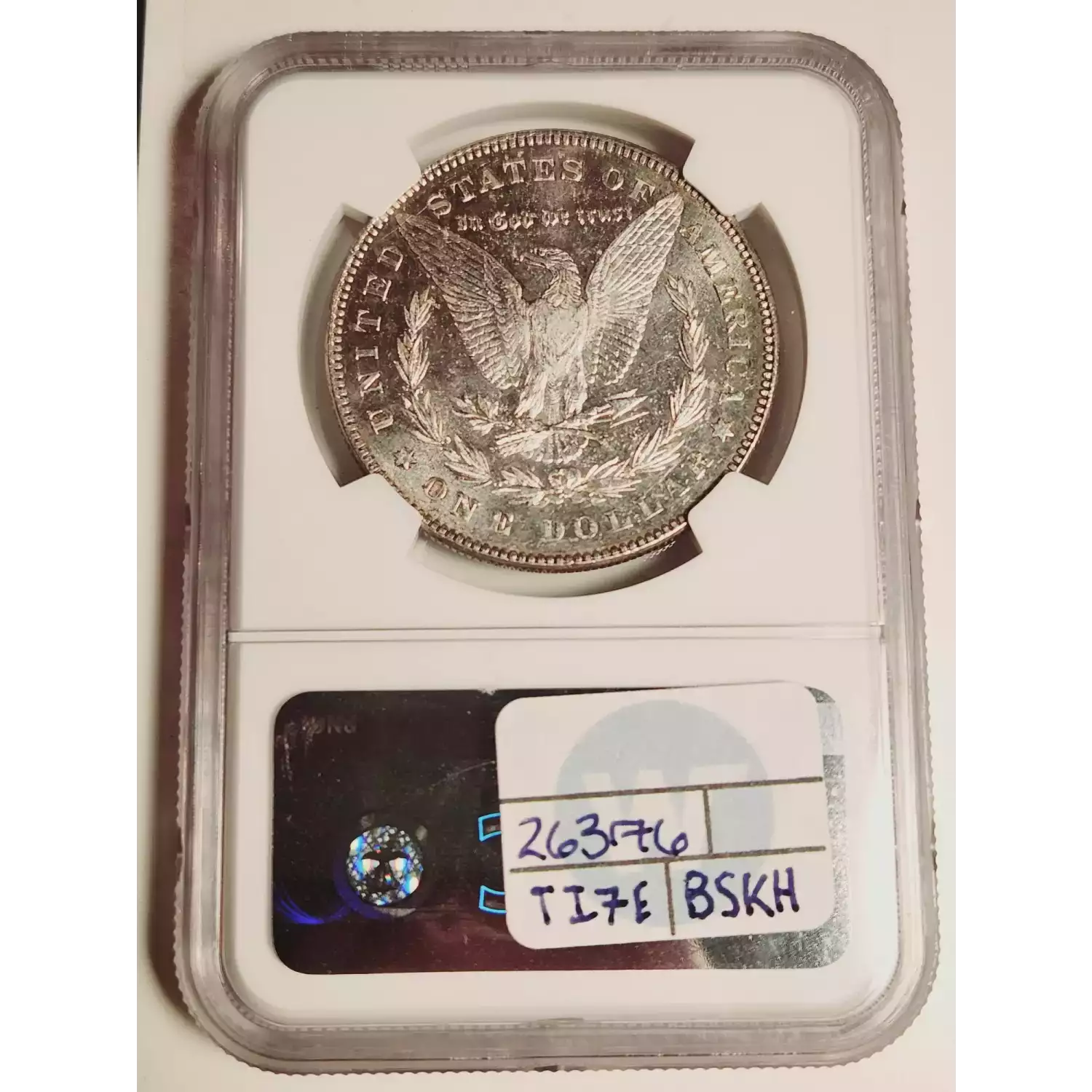 1878-P 7/8TF Morgan Silver Dollar NGC MS-62 PL VAM-32 7/3TF - Top 100 CAC - Bob Paul Rare Coins