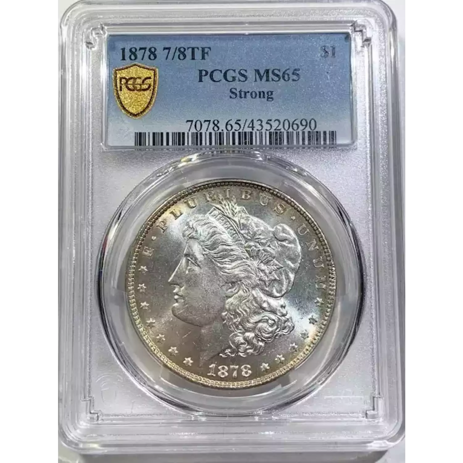 1878 PCGS MS-65 7/8TF Strong Morgan Silver Dollar - Bob Paul Rare Coins