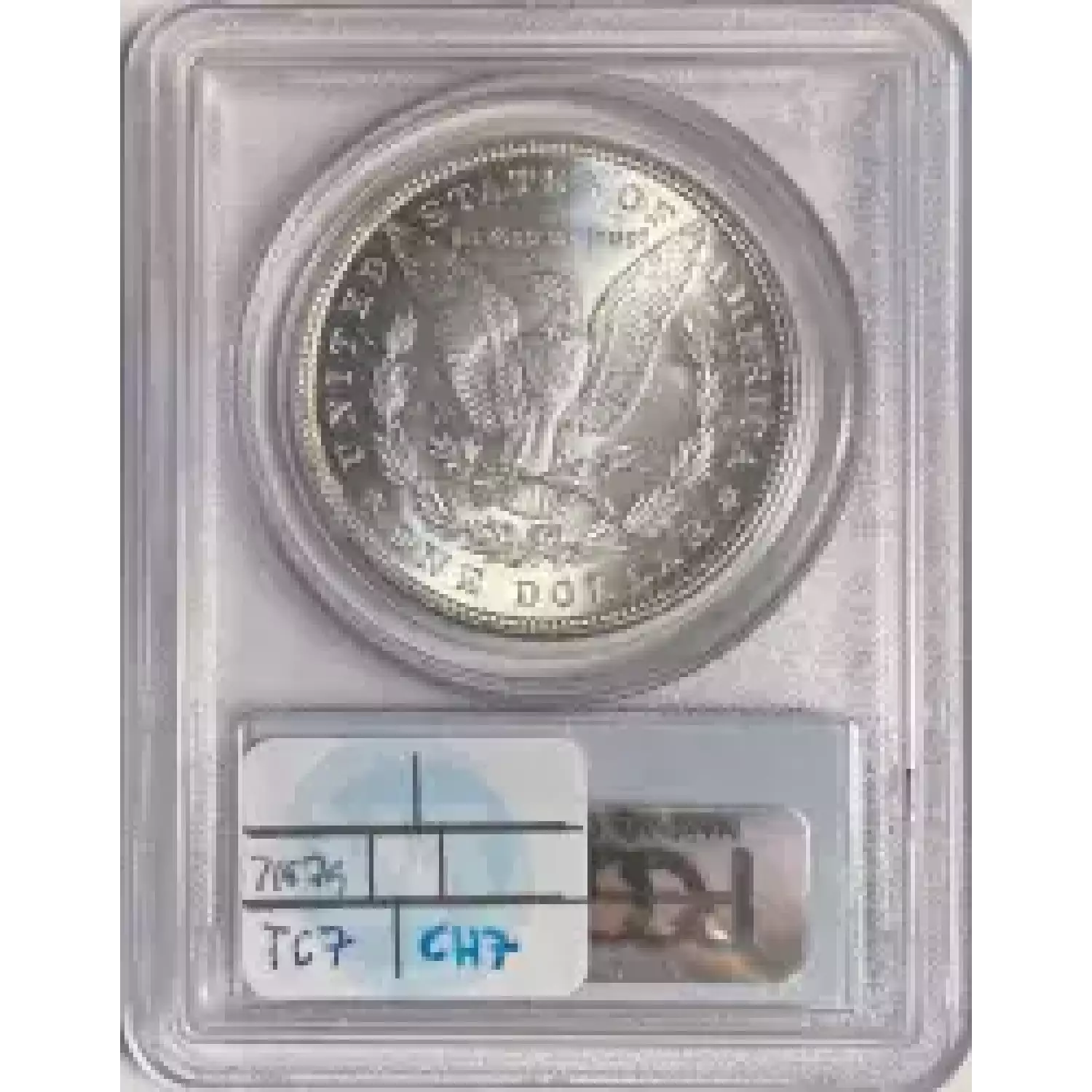 1878 Morgan Silver Dollar PCGS MS-62 7TF, Reverse of 1879 Sight White ...