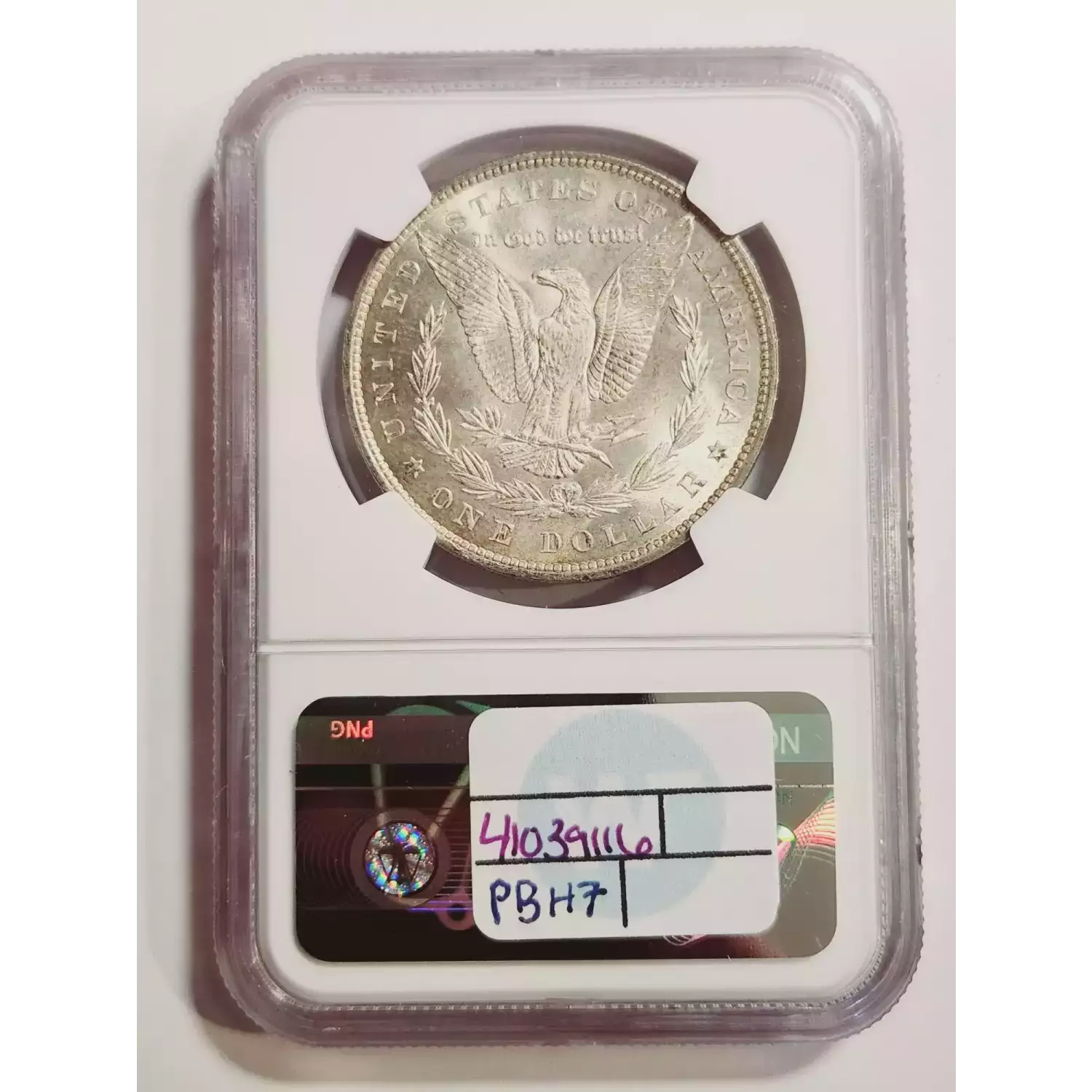 1878/7TF Morgan Silver Dollar NGC MS-65 7TF REVERSE OF 79 - COLOR - Bob ...