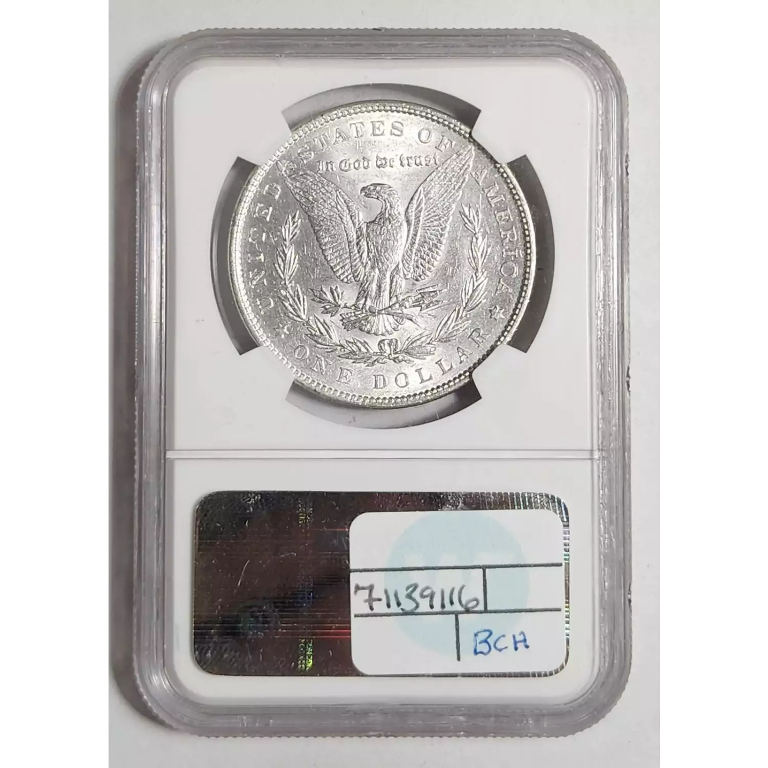 1878 Morgan Silver Dollar NGC AU-55 7TF 7TF REV OF 79 Sight White - Bob Paul Rare Coins