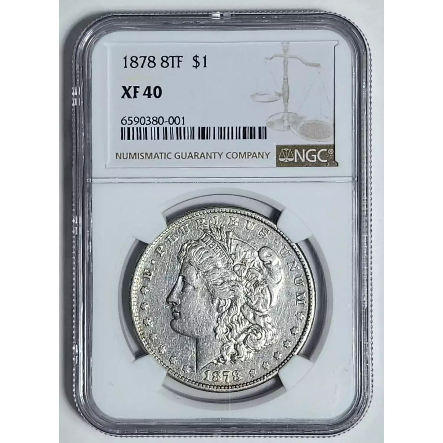 1878 Morgan Silver Dollar NGC XF-40 8TF - Bob Paul Rare Coins