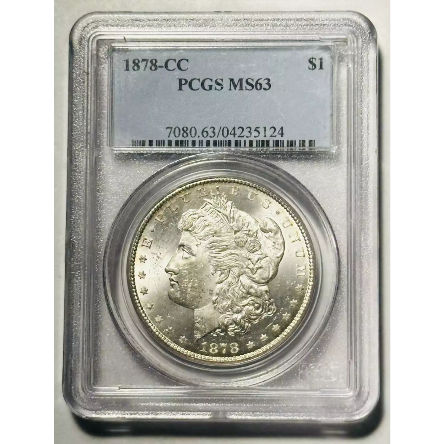 1878-CC Morgan Silver Dollar PCGS MS-63 - Bob Paul Rare Coins