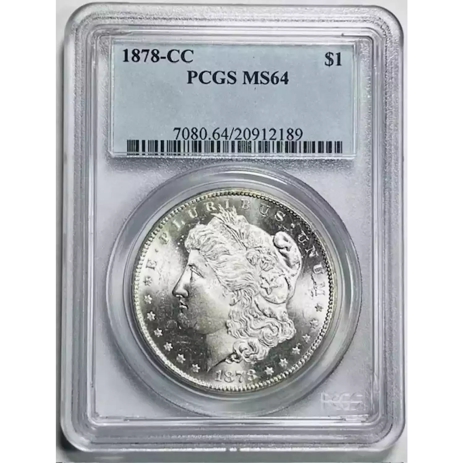 1878-CC Morgan Silver Dollar PCGS MS-64 - Bob Paul Rare Coins