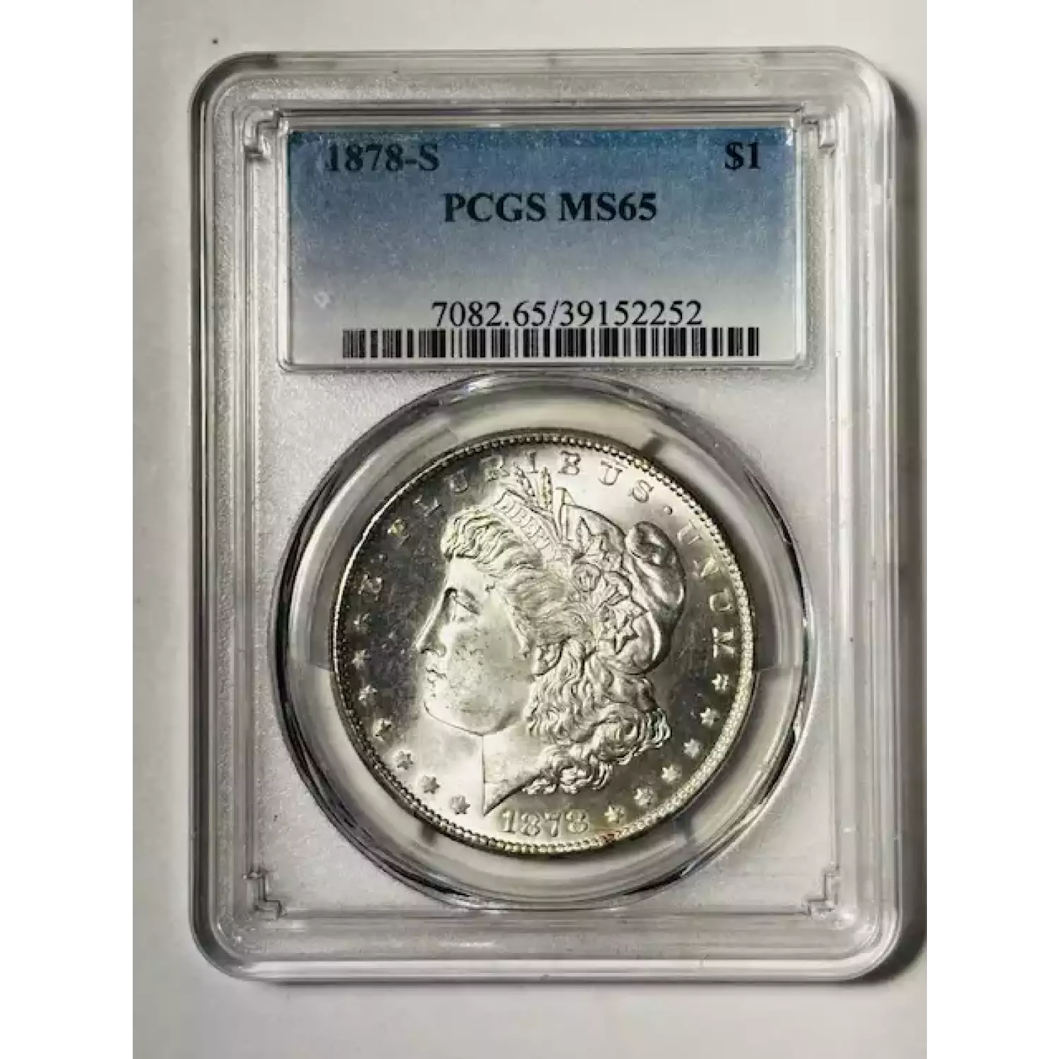 1878-S Morgan Silver Dollar PCGS MS-65 Gorgeous White Coin! - Bob Paul ...