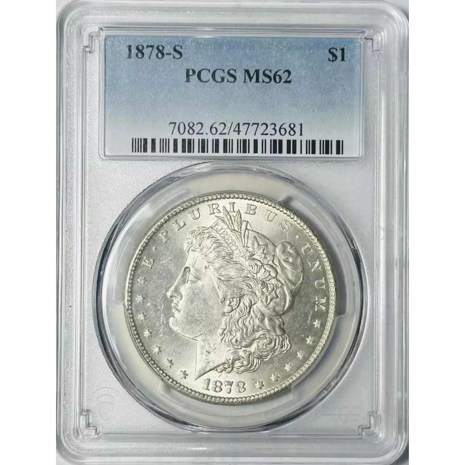 1878-S Morgan Silver Dollar PCGS MS-62 - Bob Paul Rare Coins