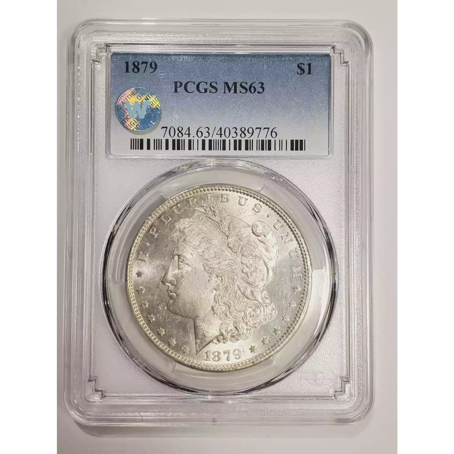 1879 Morgan Silver Dollar PCGS MS-63 Sight White - Bob Paul Rare Coins