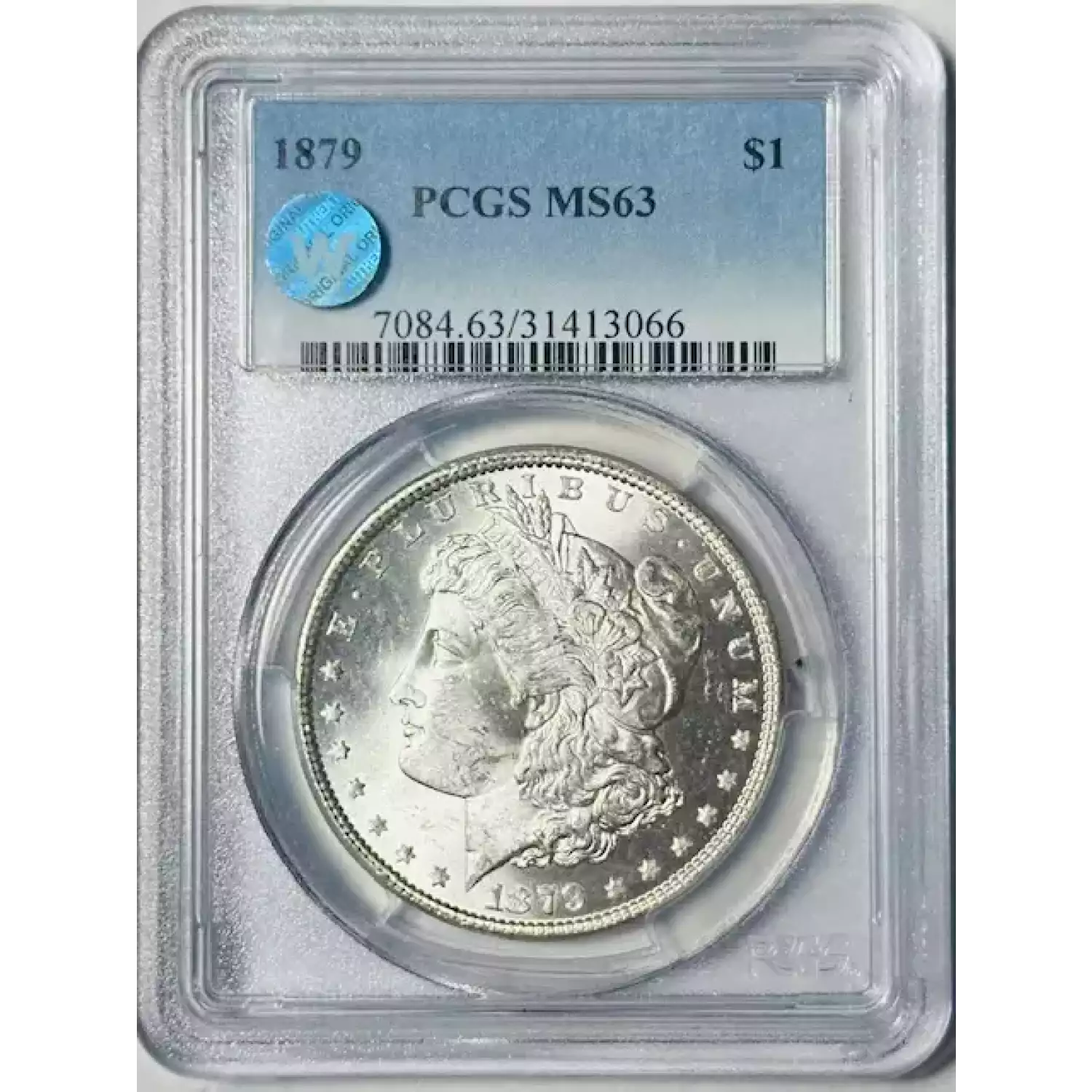 1879 Morgan Silver Dollar PCGS MS-63 Sight White - Bob Paul Rare Coins