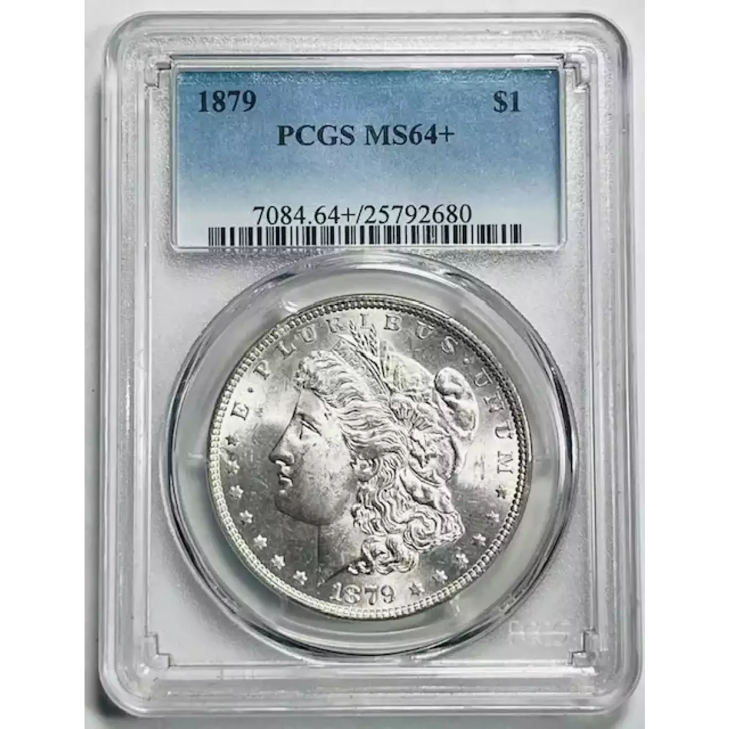 1879 Morgan Silver Dollar PCGS MS-64+ White! - Bob Paul Rare Coins