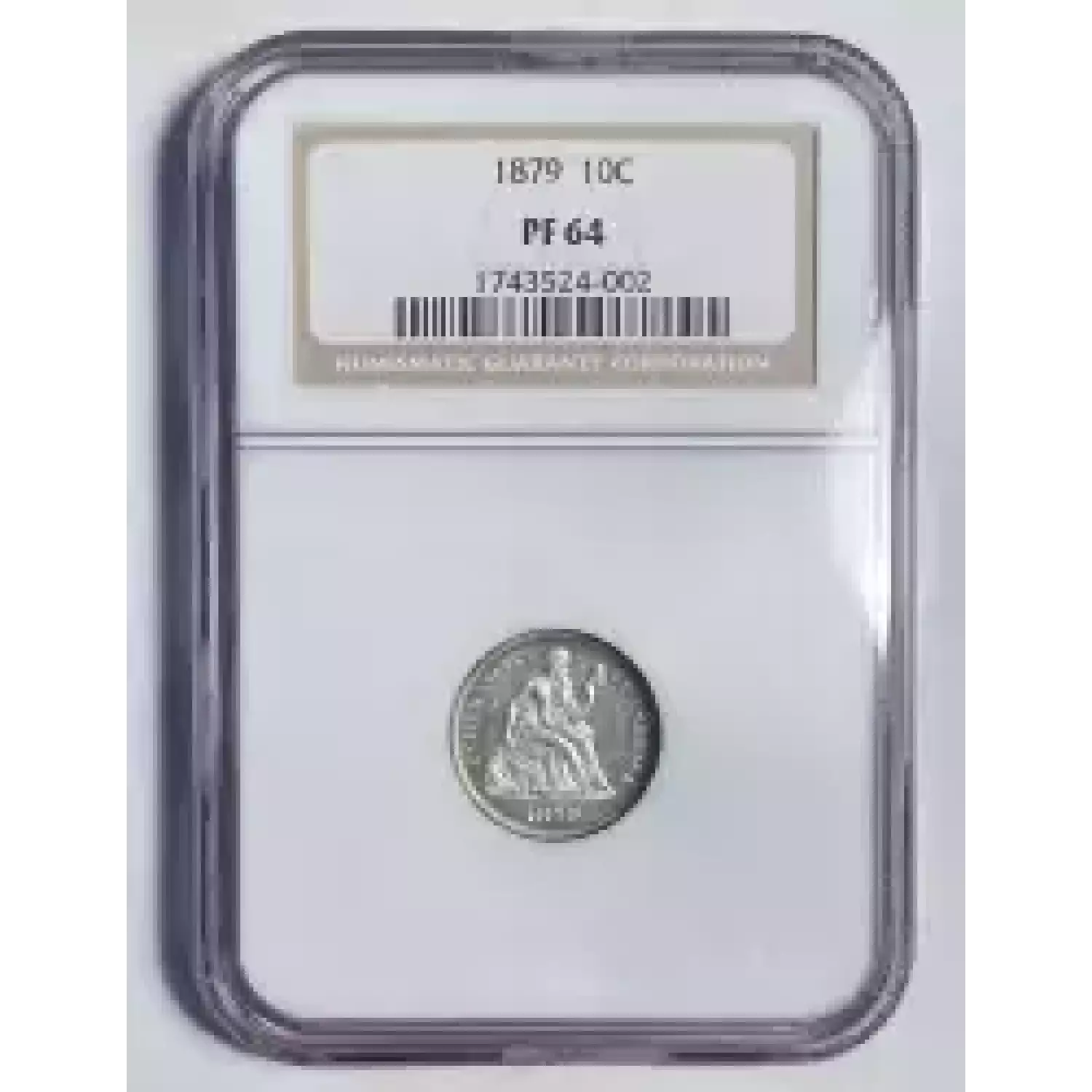 1879 Liberty Seated Dime NGC PF-64 - Bob Paul Rare Coins