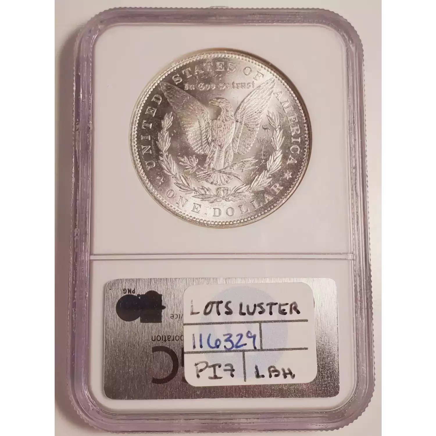 1879 Morgan Silver Dollar NGC MS-64 (Lots of Luster) Sight White - Bob ...