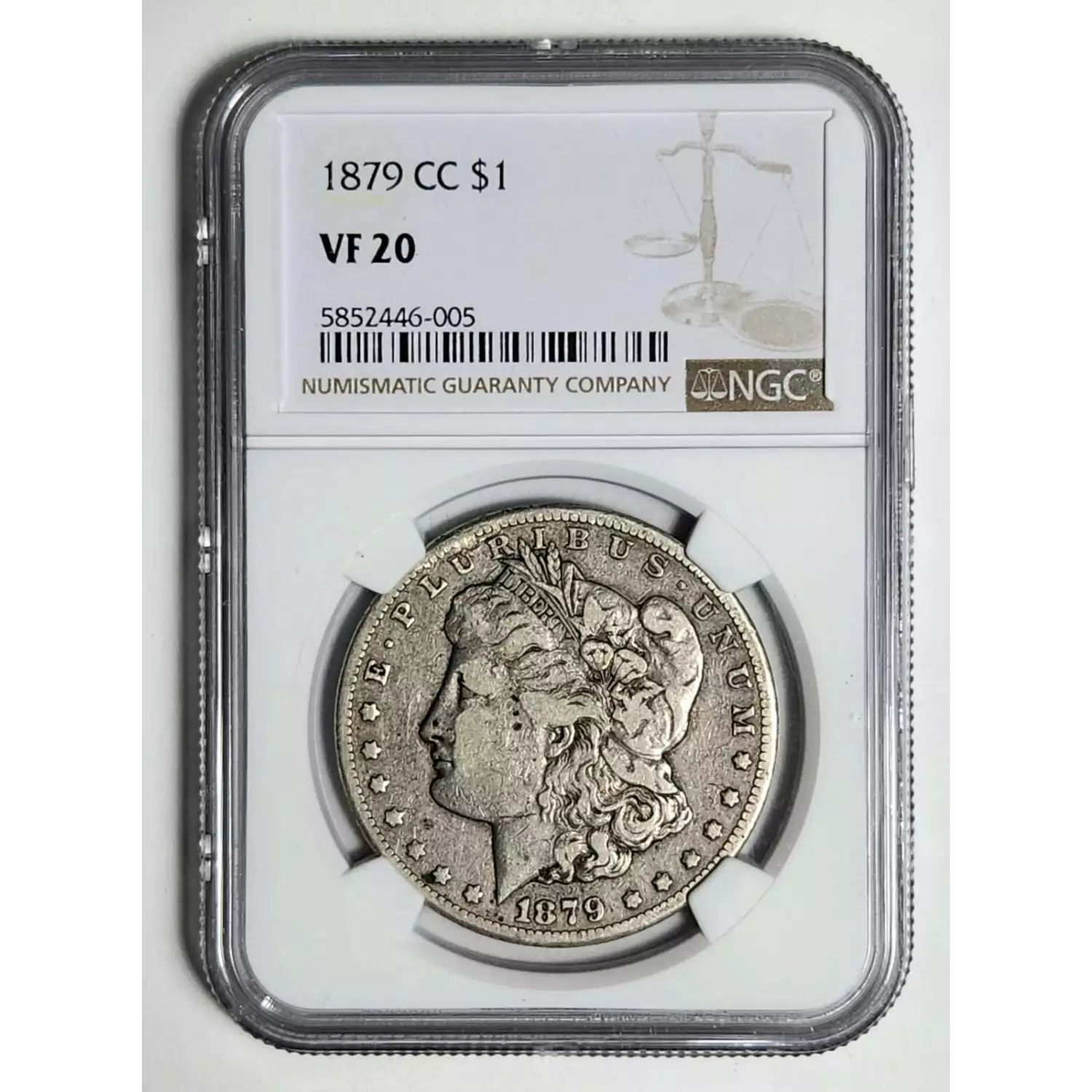 1879-CC Morgan Silver Dollar NGC VF-20 - Bob Paul Rare Coins