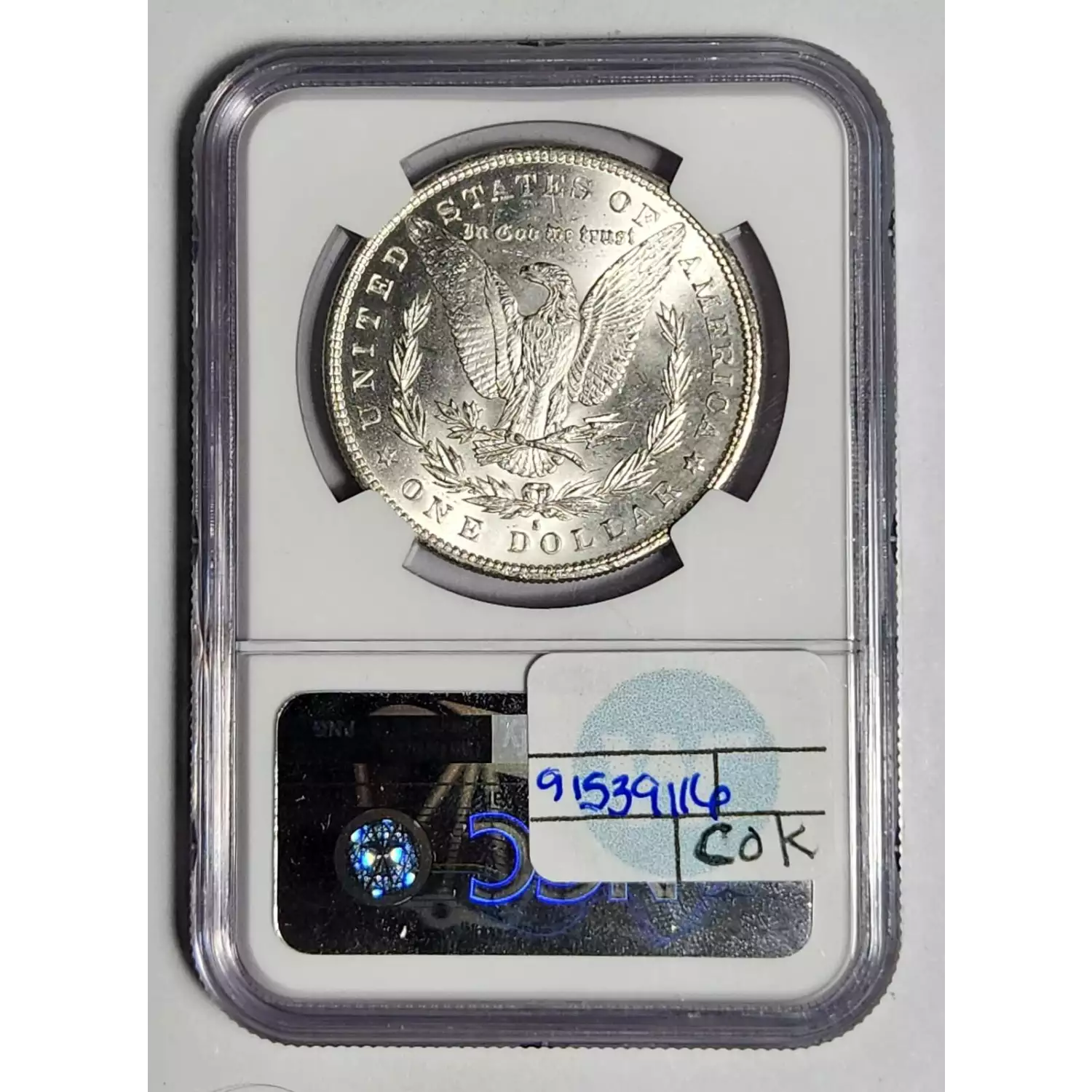 1879-S Morgan Silver Dollar NGC MS-66 CAC, Sight White - Bob Paul Rare Coins