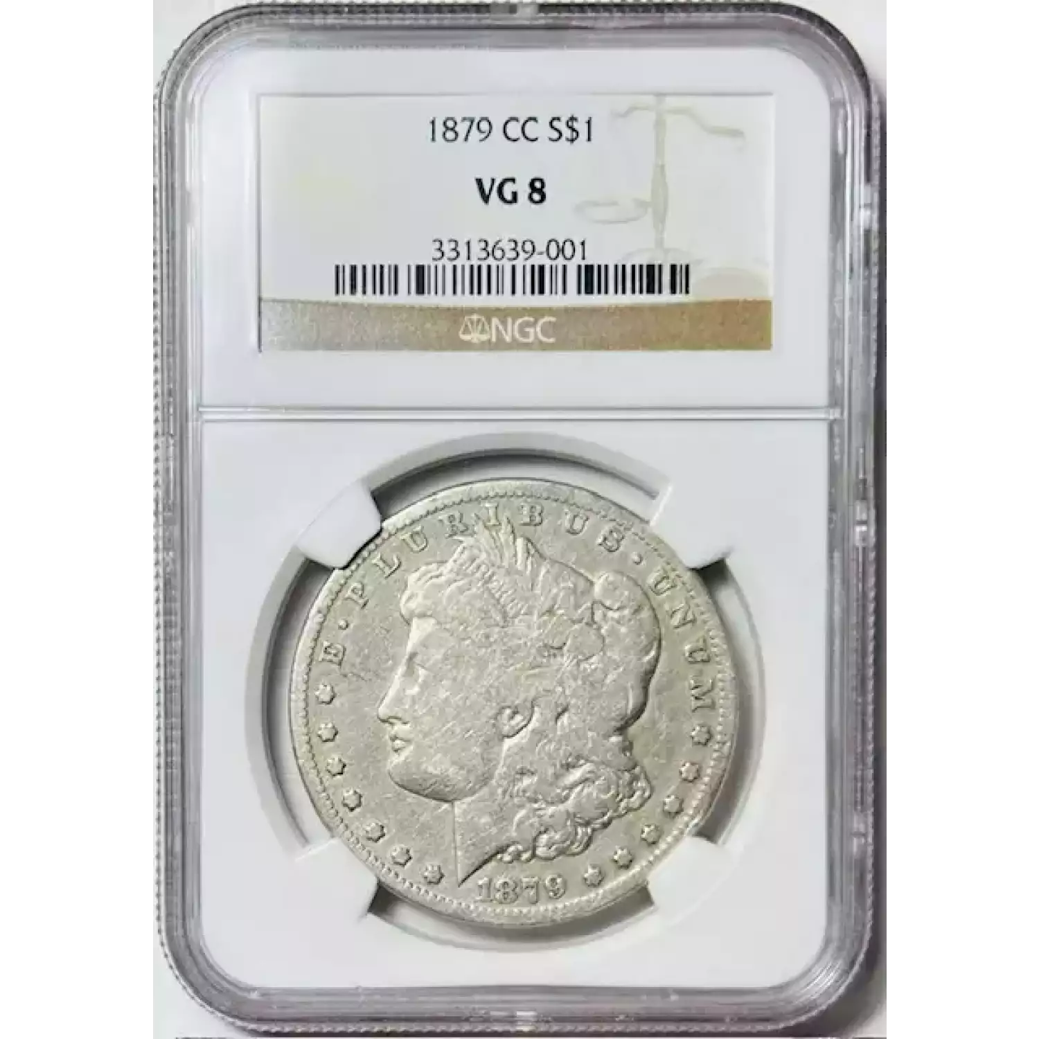 1879-CC Morgan Silver Dollar NGC VG-8 - Bob Paul Rare Coins
