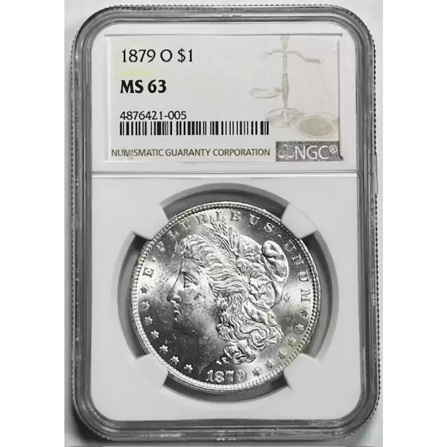 1879-O Morgan Silver Dollar NGC MS-63 White! - Bob Paul Rare Coins