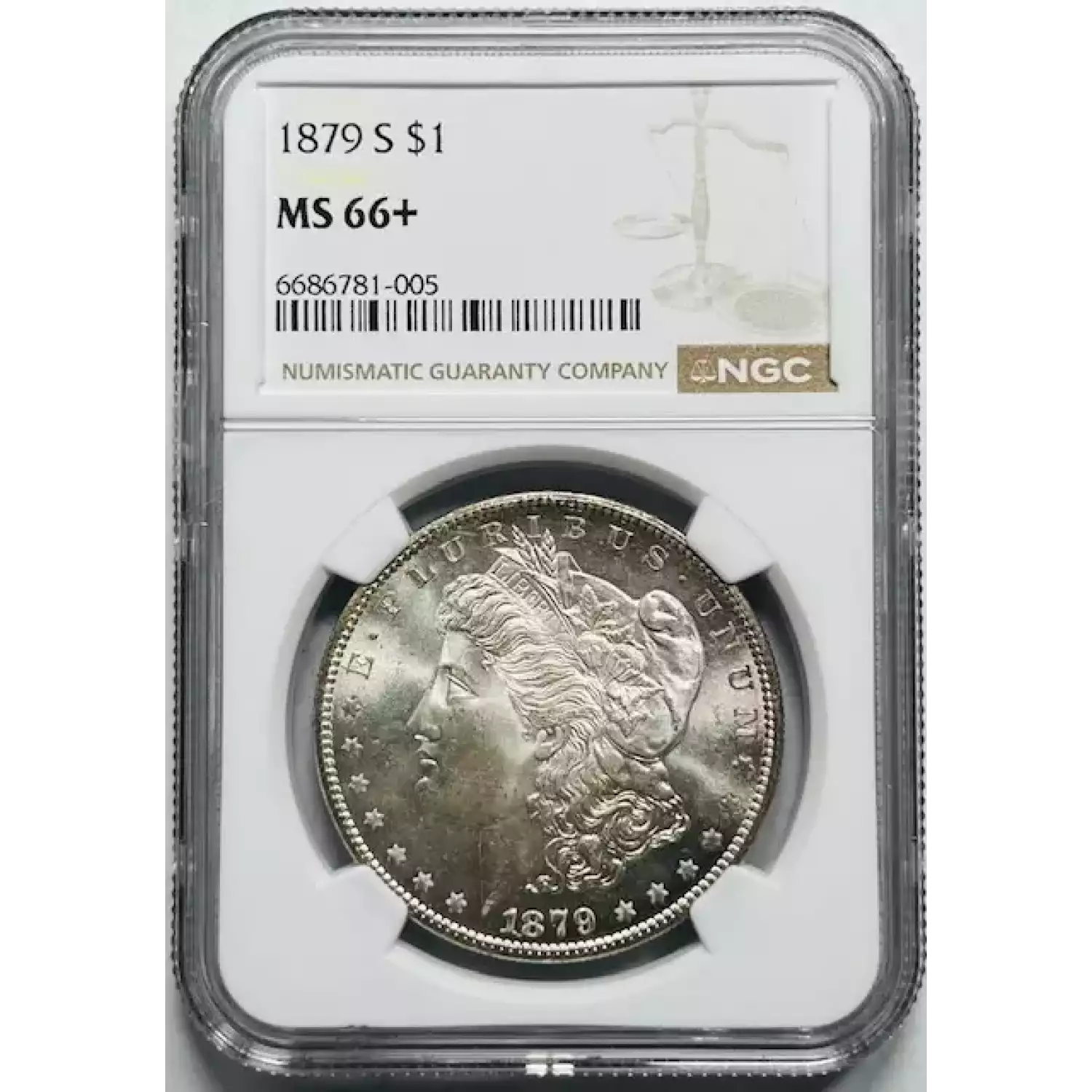 1879-S Morgan Silver Dollar NGC MS-66+ - Bob Paul Rare Coins