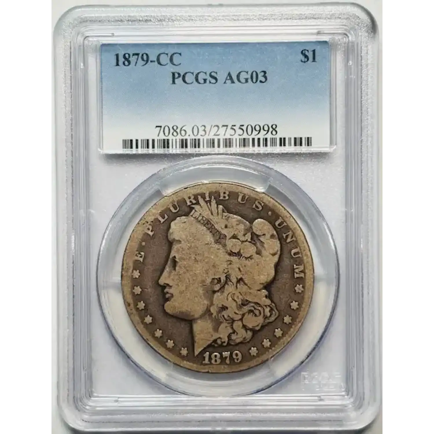 1879-CC Morgan Silver Dollar PCGS AG-3 - Bob Paul Rare Coins