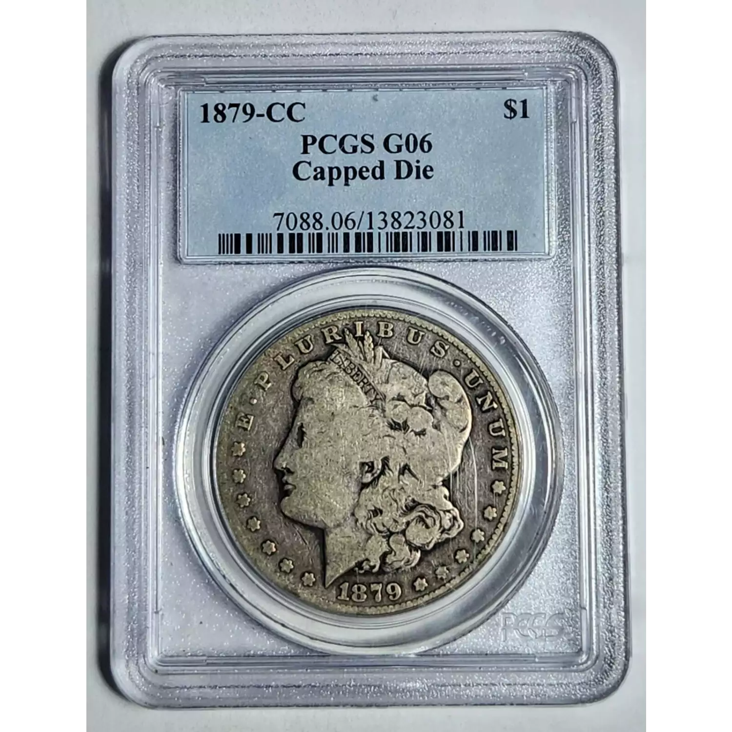 1879-CC Morgan Silver Dollar PCGS G-6 Capped Die - Bob Paul Rare Coins