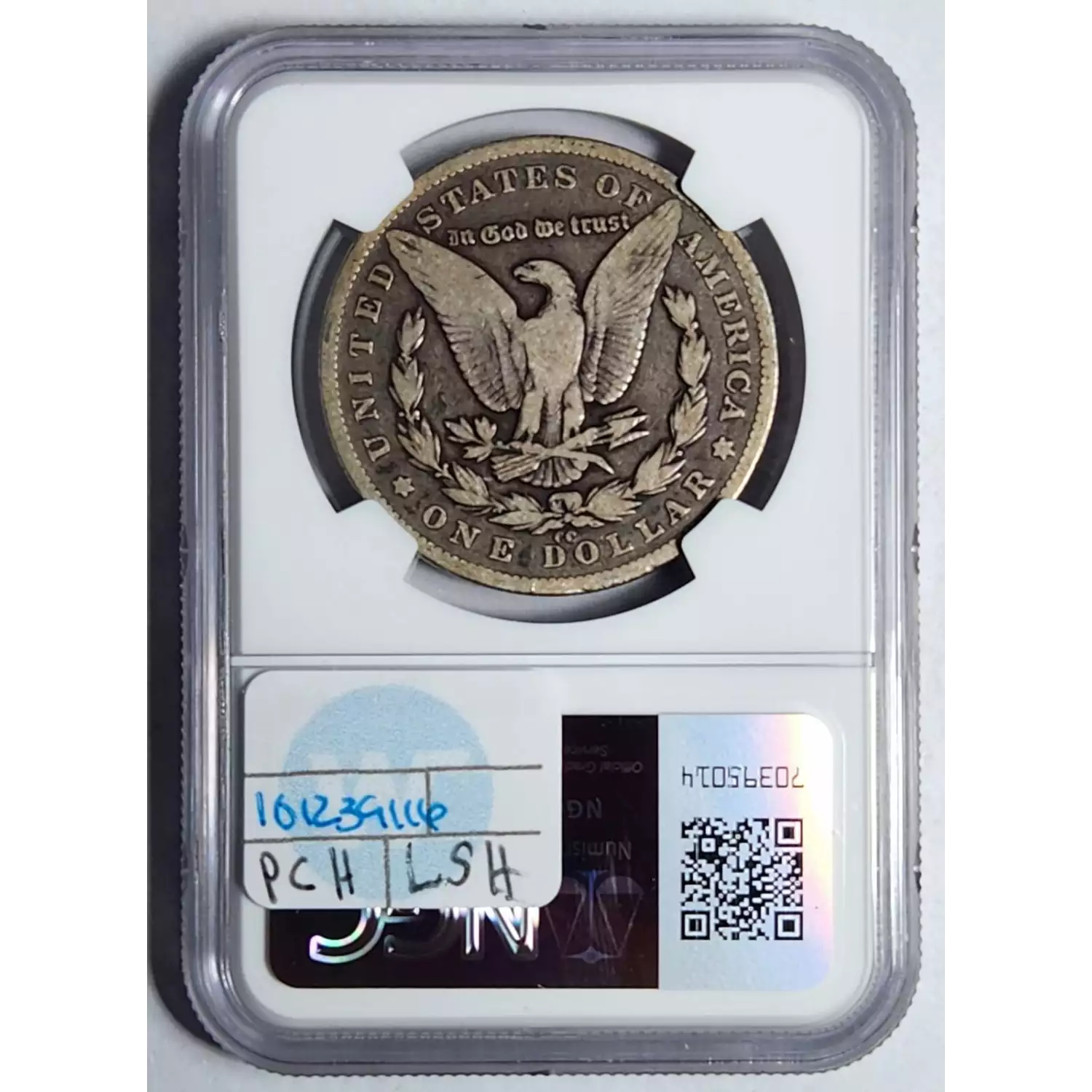 1879-CC Morgan Silver Dollar NGC G-6 CC VAM-3 CAPPED CC - TOP 100 - Bob ...