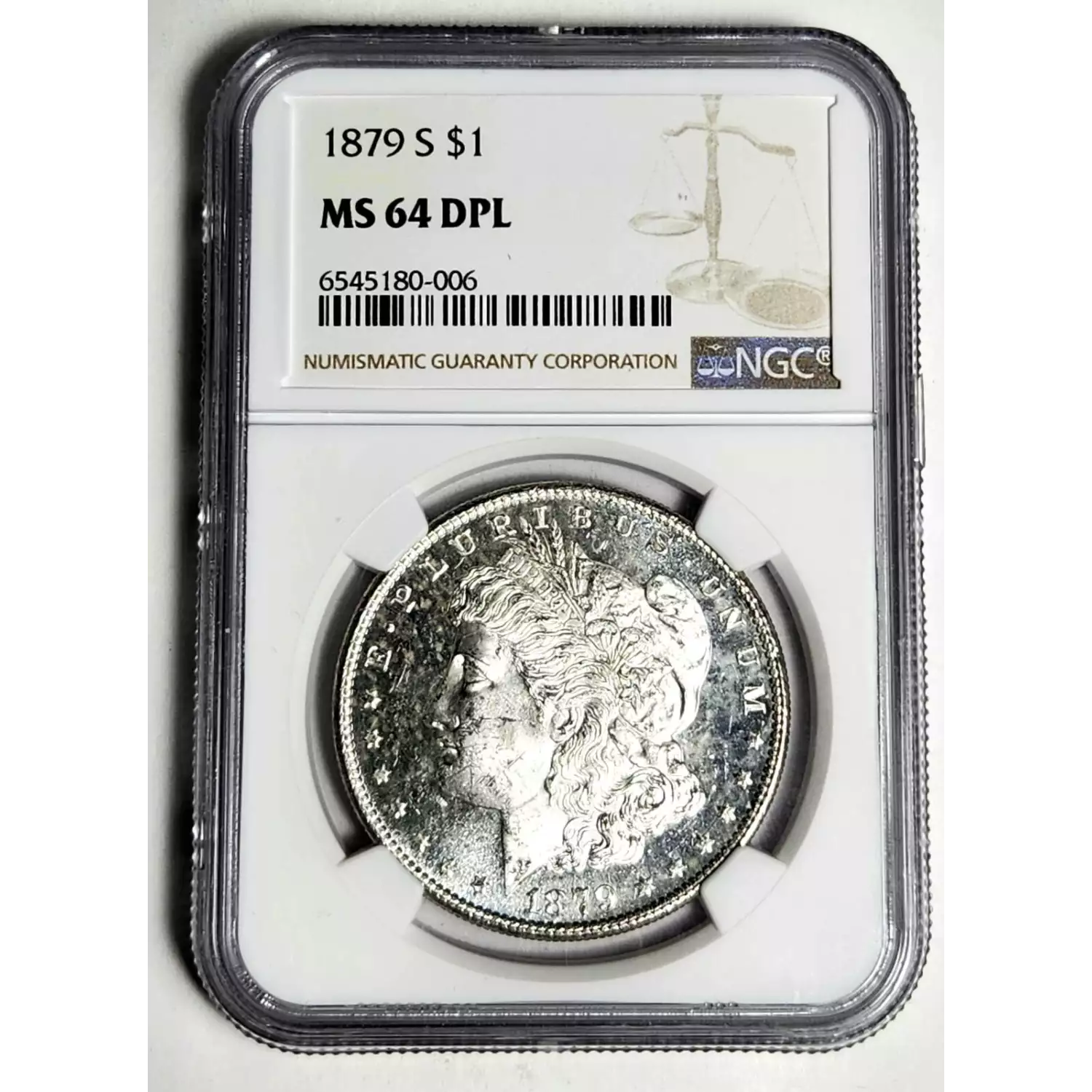 1879-S Morgan Silver Dollar NGC MS-64 DPL - Bob Paul Rare Coins