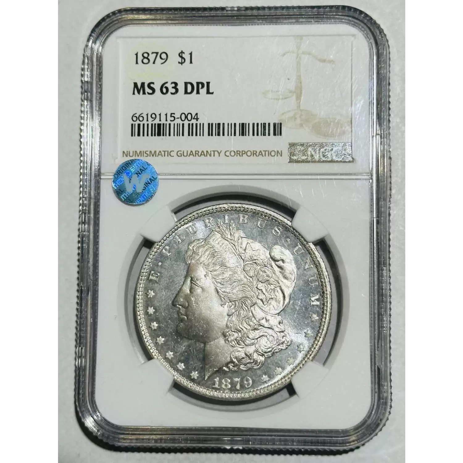 1879 Morgan Silver Dollar NGC MS-63 DPL Sight White - Bob Paul Rare Coins